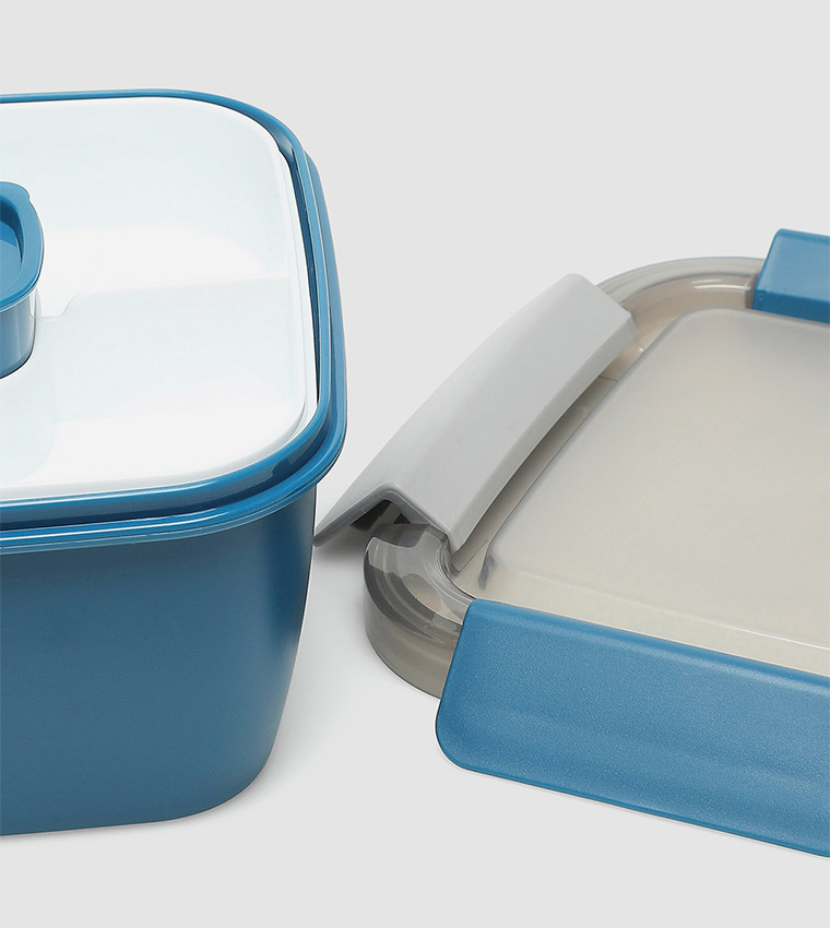 Buy R&B Lunch Box Set 1100 Ml In Blue | 6thStreet Oman