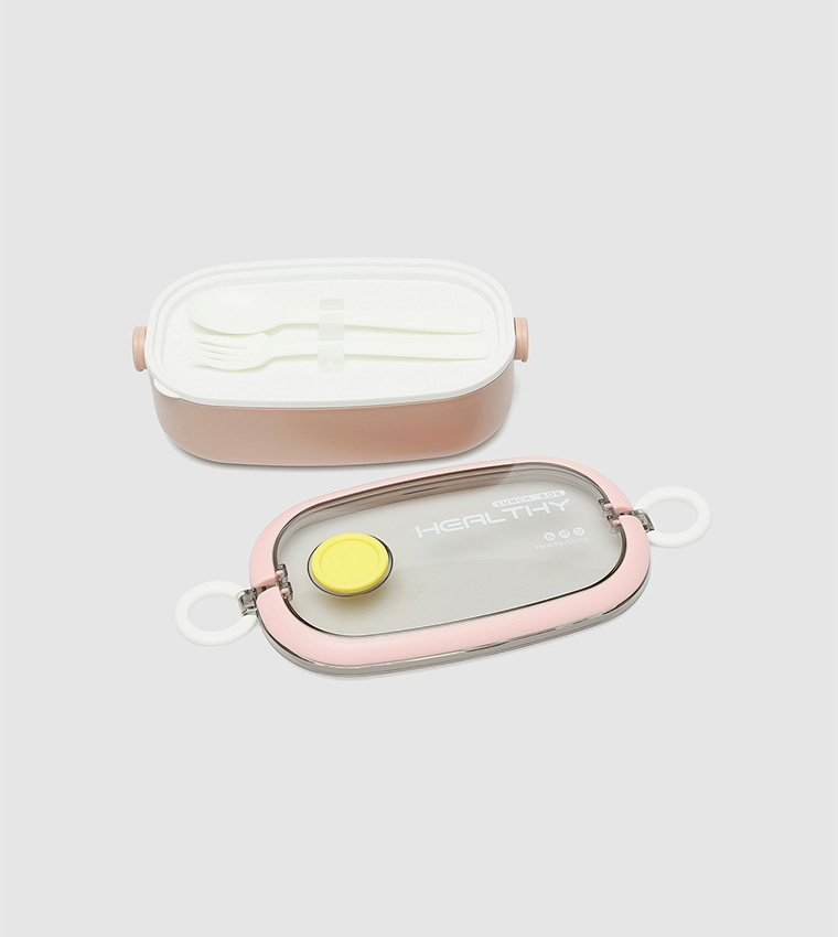 Buy R&B Lunch Box Tupperware 900 Ml In Pink | 6thStreet Kuwait