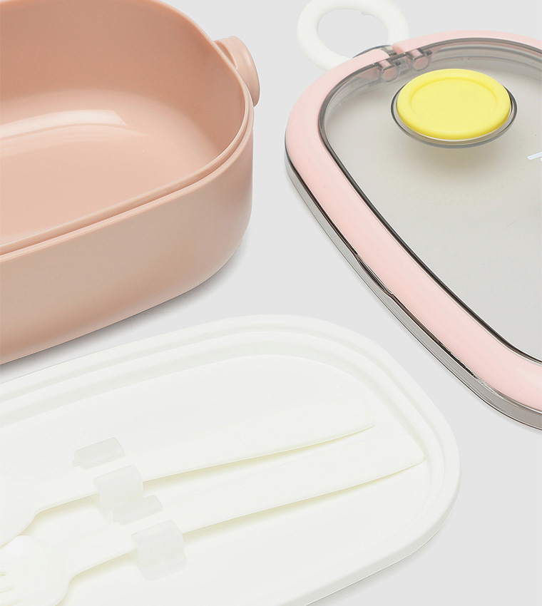 Buy R&B Lunch Box Tupperware 900 Ml In Pink | 6thStreet Kuwait