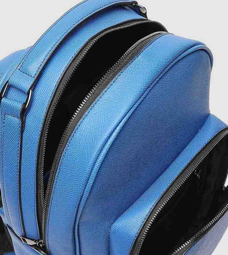 Buy R&B Solid Essential Backpack In Blue | 6thStreet UAE
