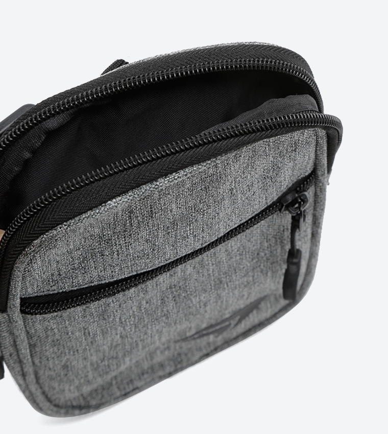 Buy Sprandi @ CCC Zipper Pocket Logo Printed Messenger Bag Grey In Grey ...