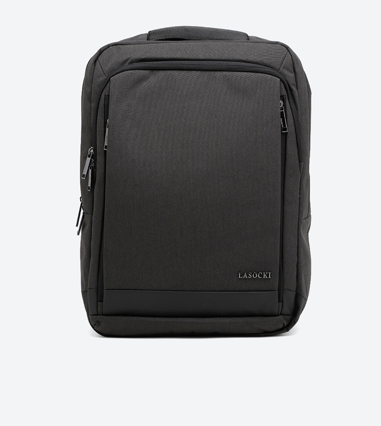 Buy Lasocki @ CCC Leather Laptop Bag For Men Grey In Grey | 6thStreet Qatar