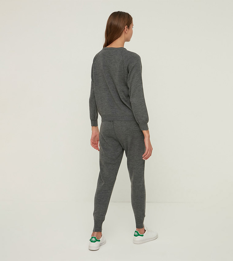 Buy Trendyol Basic Solid Co Ords Set In GRAY | 6thStreet UAE