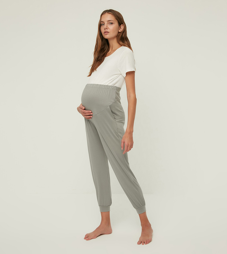 Buy Trendyol Basic Pajama In Grey | 6thStreet Kuwait