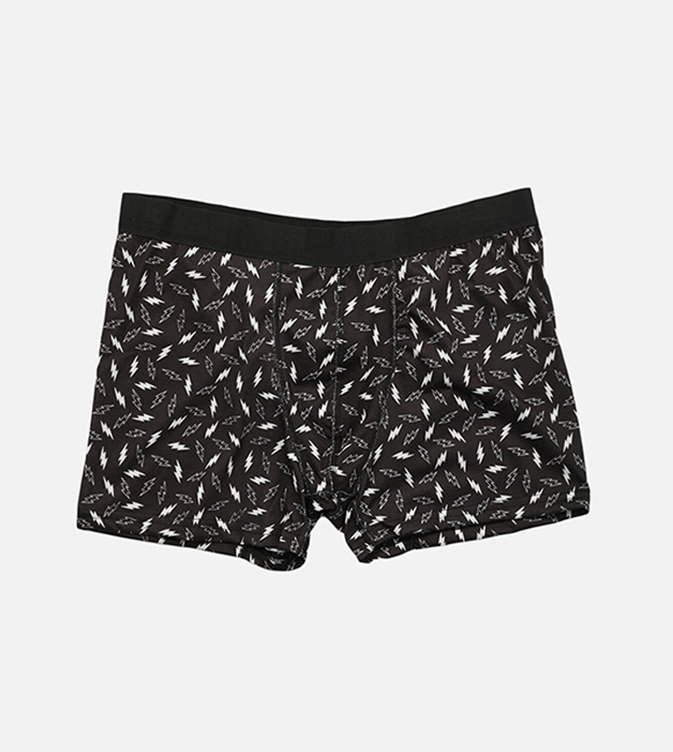 Buy Trendyol Pack Of 3 Basic Boxers In Black | 6thStreet UAE