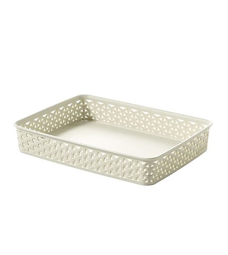 Buy Lakeland Faux Rattan Storage Tray Large Multi In Multiple Colors ...