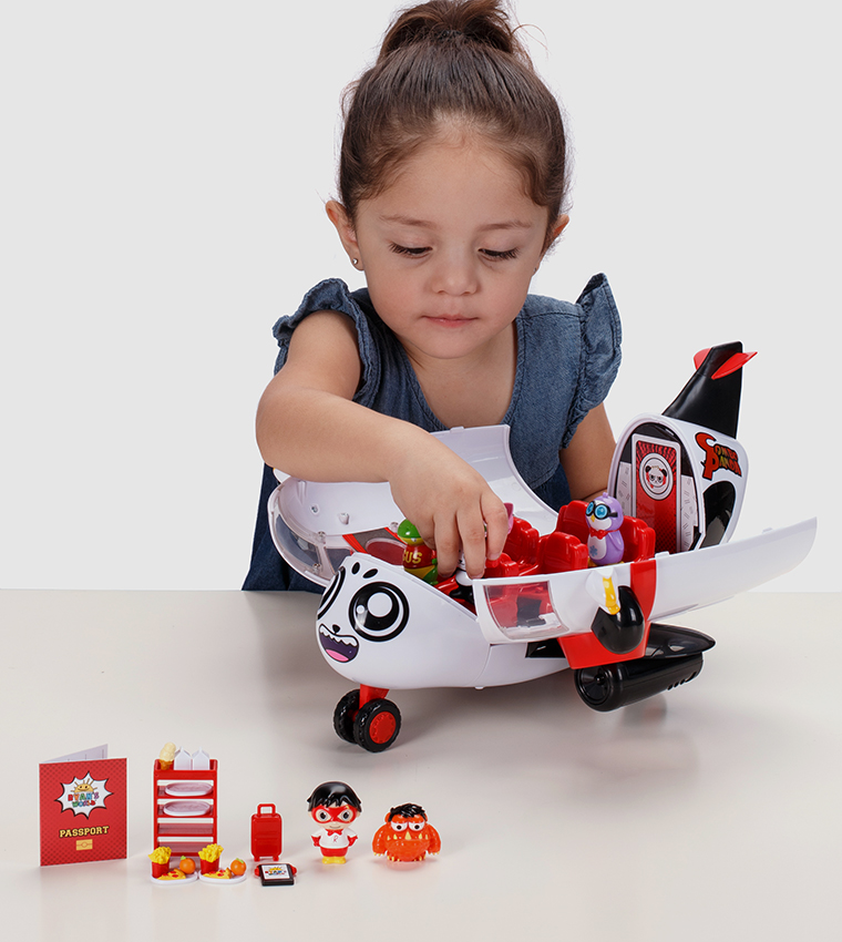 Buy DICKIE Ryan'S World Combo Panda Airplane Set In Multiple Colors ...