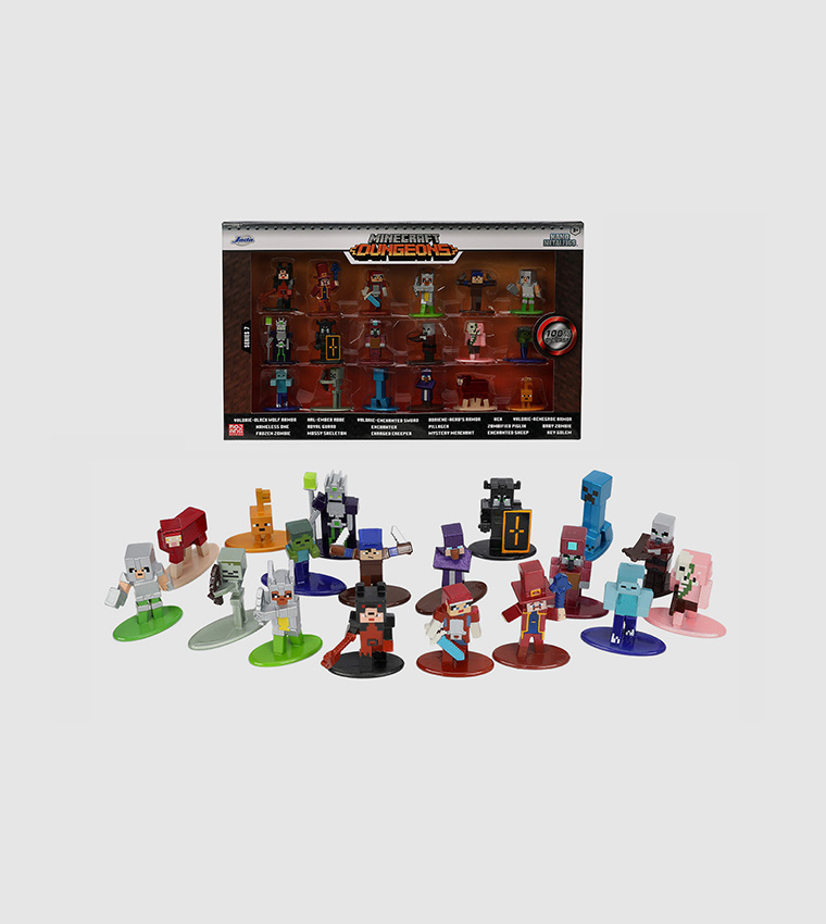 Buy MINECRAFT @ JADA Minecraft Multi Pack Nano Figures,Wave 7 In ...
