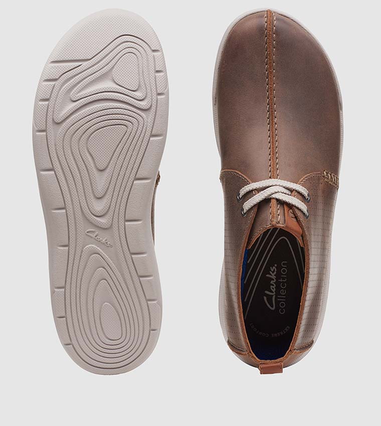 Buy Clarks Driftway Seam Casual Shoes In Brown | 6thStreet Qatar