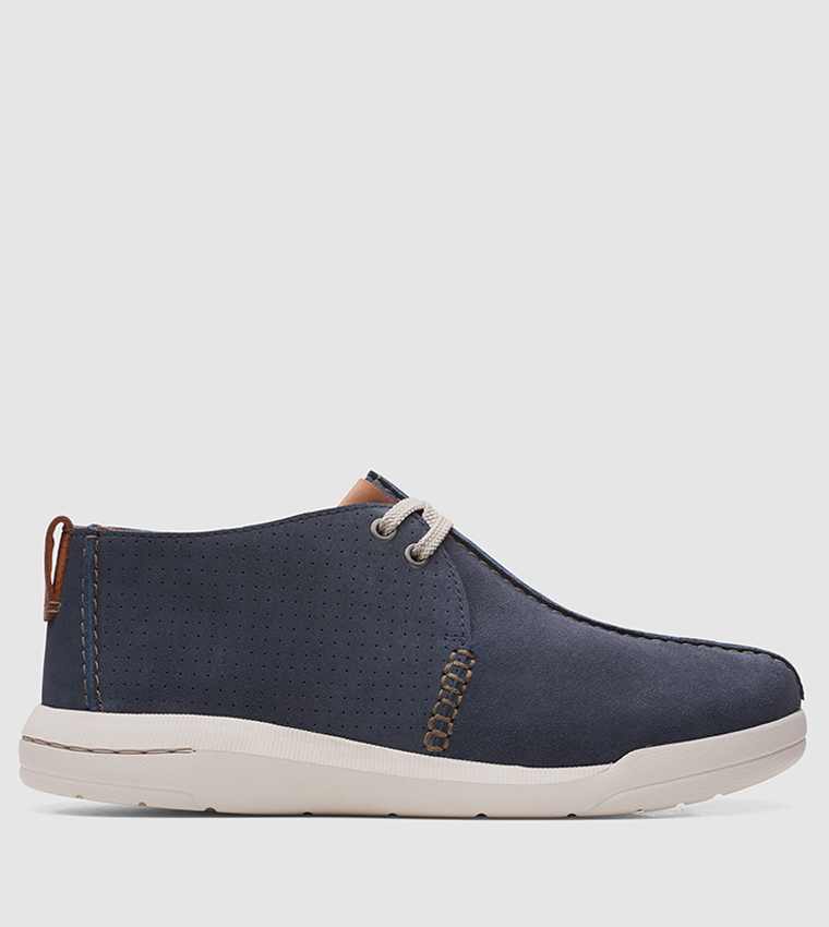Buy Clarks Driftway Seam Casual Shoes In Blue | 6thStreet UAE