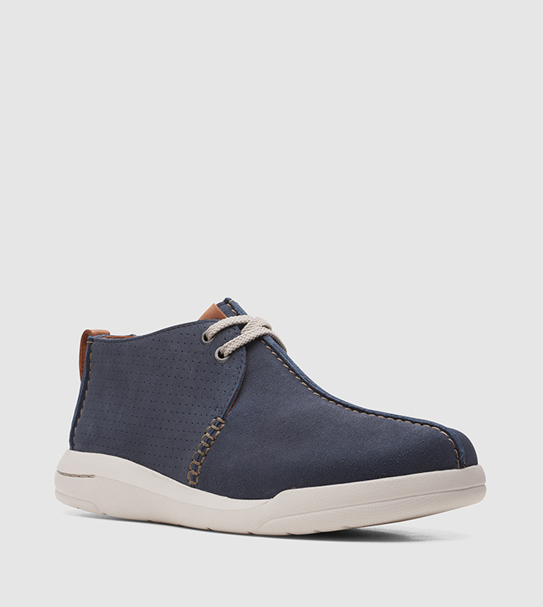 Buy Clarks Driftway Seam Casual Shoes In Blue | 6thStreet UAE