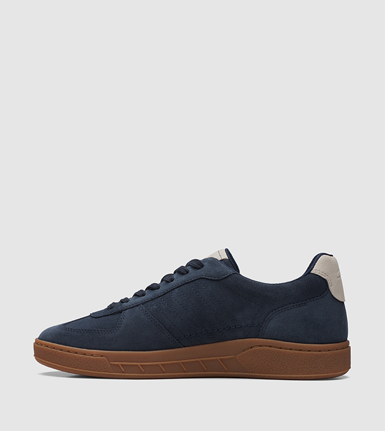 Buy Clarks Craft Rally Ace Low Top Sneakers In Blue | 6thStreet Qatar