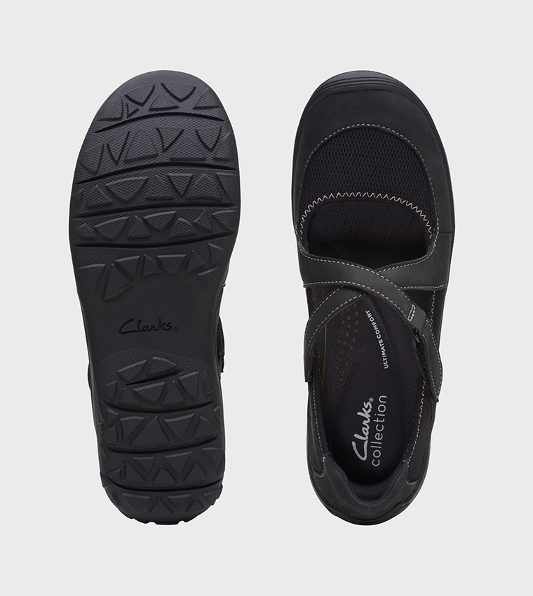 Buy Clarks FIANA AUBRIE Mesh Mary Jane Shoes In Black | 6thStreet Qatar