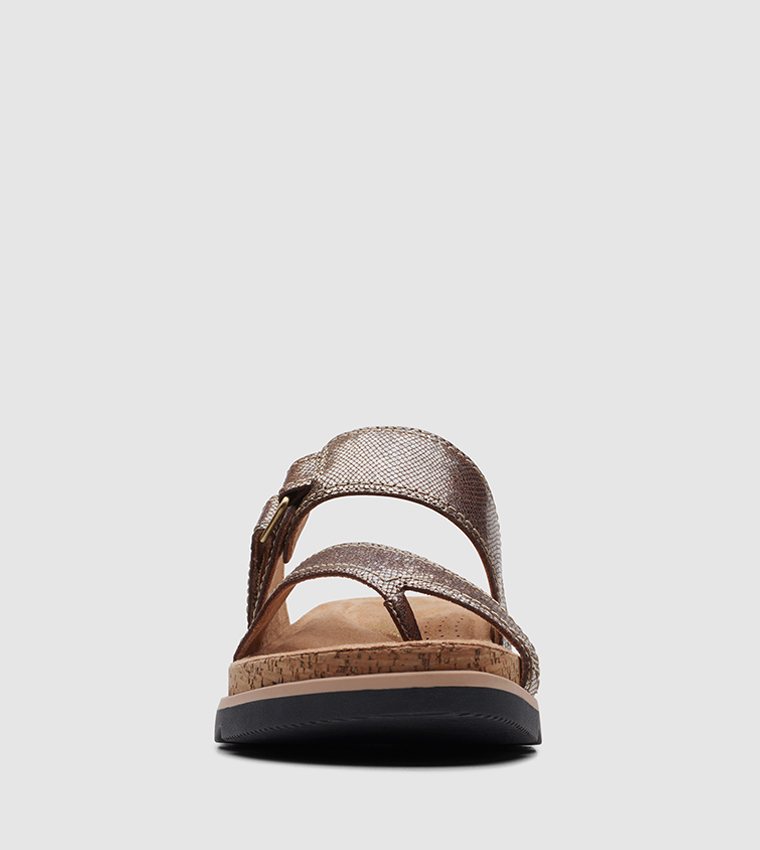 Buy Clarks Yacht Beach Open Toe Sandals In Blue | 6thStreet Qatar