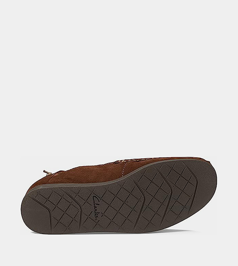 Buy Clarks Shacre Lite Step Slip On Casual Shoes In Brown | 6thStreet ...