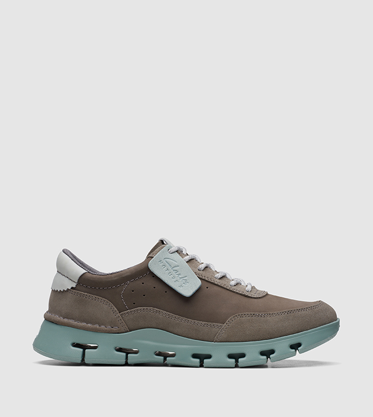 Buy Clarks Nature X One Lace Up Casual Shoes In Grey | 6thStreet Saudi ...
