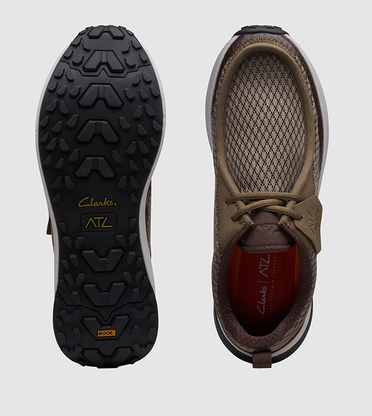 Buy Clarks ATL Trail Wally Slip On Casual Shoes In Olive | 6thStreet ...