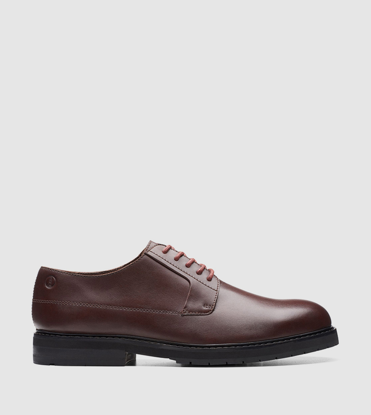 Buy Clarks Craft North Derby Shoes In Tan | 6thStreet Qatar