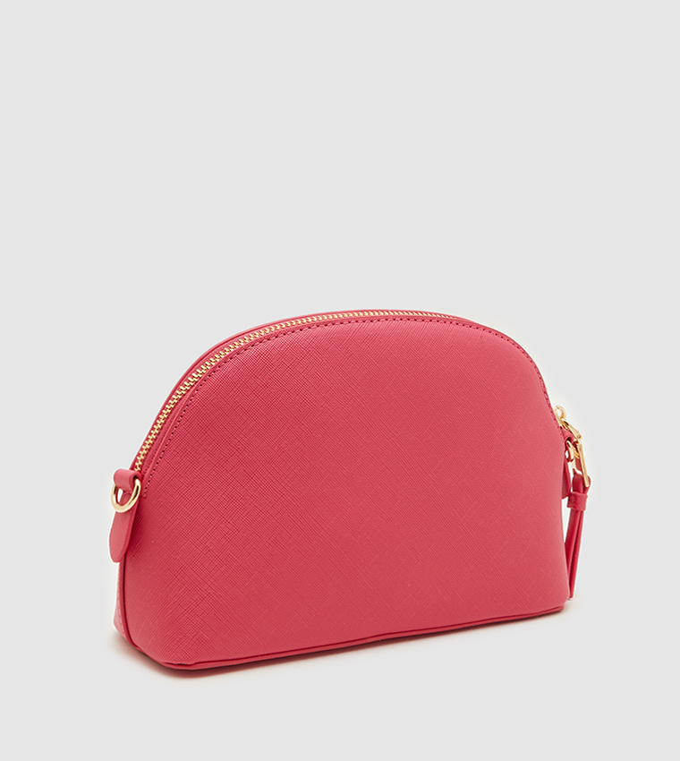 Buy Beverly Hills Polo Club Textured Crossbody Bag In Pink | 6thStreet ...