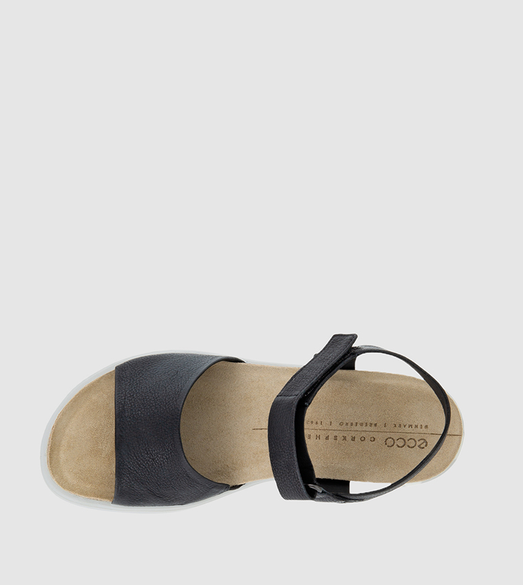 Buy ECCO Flowt Open Toe Platform Sandals In Black | 6thStreet UAE