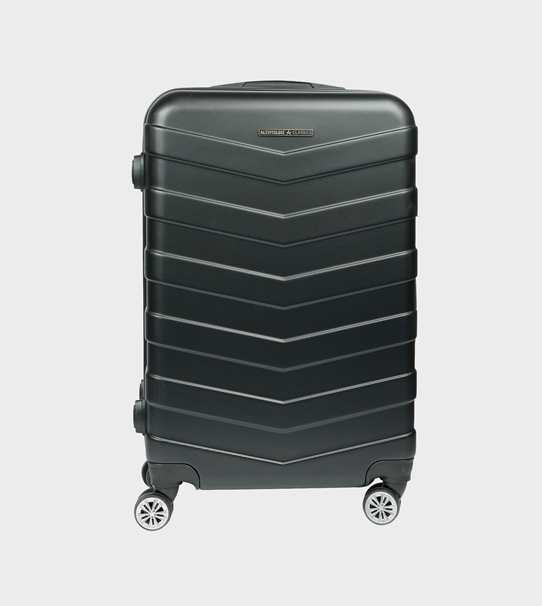 Buy ALTINYILDIZ CLASSICS Hard Shell Trolley Large In Black | 6thStreet ...