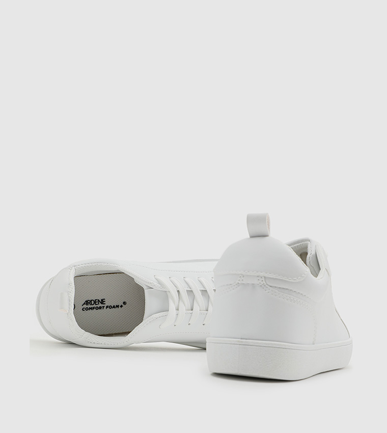 Buy Ardene Lace Up Tennis Shoes In White | 6thStreet UAE