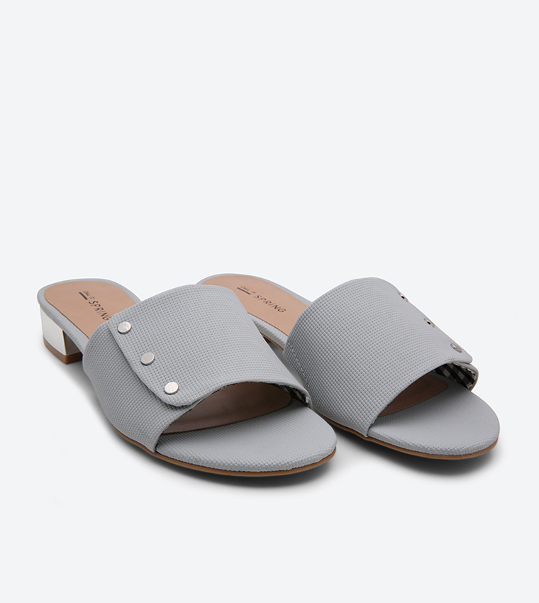 Buy Call It Spring Hairasien Mule Sandals Light Blue In Light Blue ...