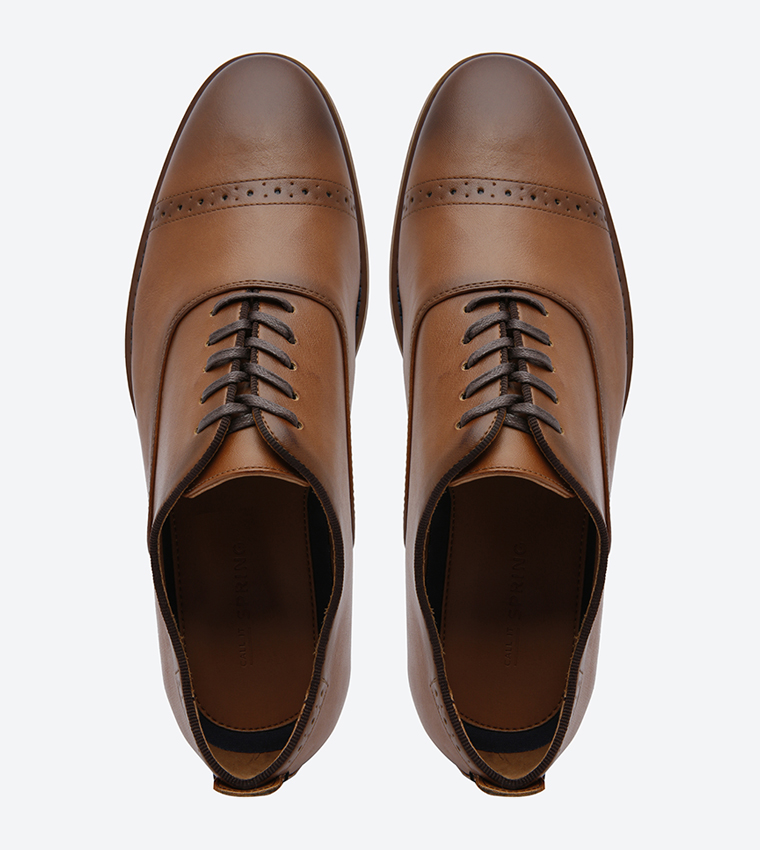 Buy Call It Spring Kaaywet Brogue Shoes Brown In Brown | 6thStreet Kuwait