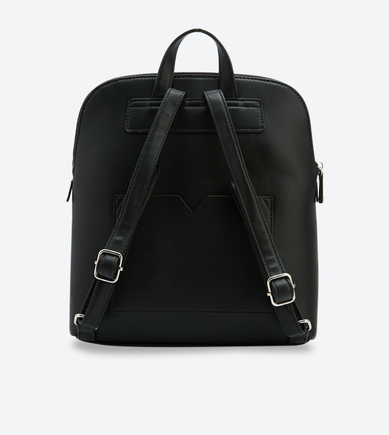Buy Call It Spring Ericalisa Top Zip Closure Backpack Black In Black ...
