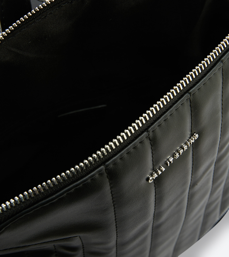 Buy Call It Spring Ericalisa Top Zip Closure Backpack Black In Black ...