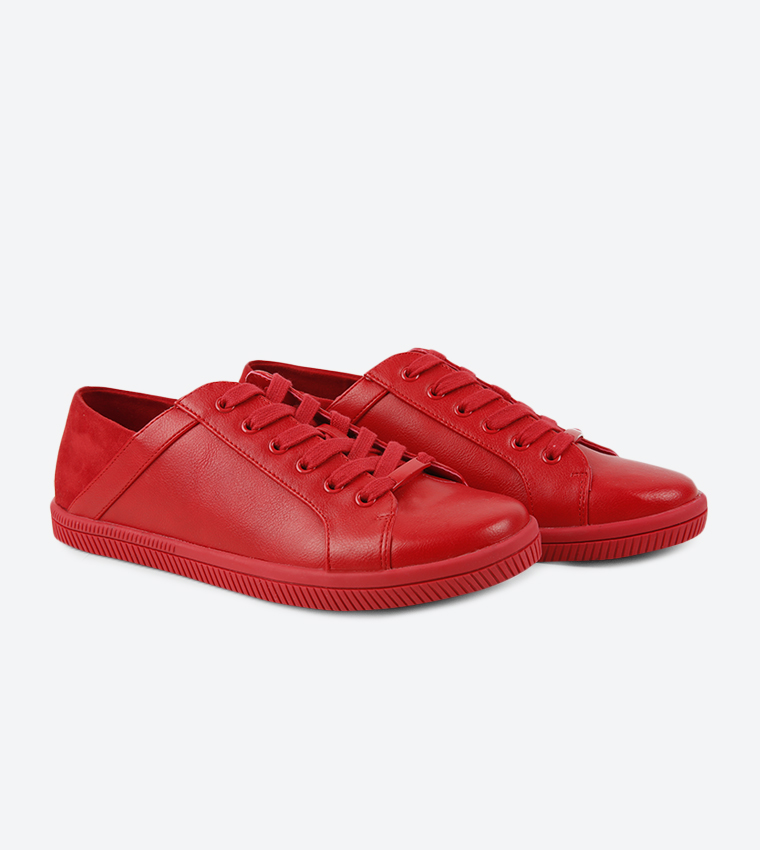 Buy Call It Spring Lancea Lace Up Shoes Red In Red | 6thStreet Bahrain
