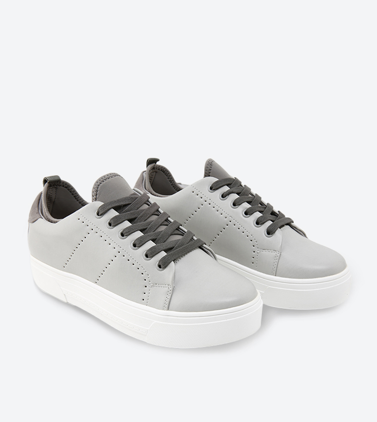 اشتري كول ات سبرنج Pompeano Grey Sneakers 30110201 POMPEANO بلون رمادي ...