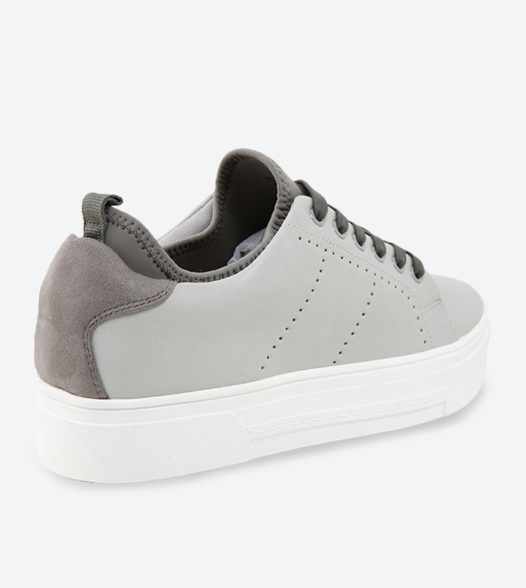 اشتري كول ات سبرنج Pompeano Grey Sneakers 30110201 POMPEANO بلون رمادي ...