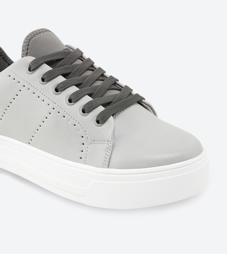 اشتري كول ات سبرنج Pompeano Grey Sneakers 30110201 POMPEANO بلون رمادي ...