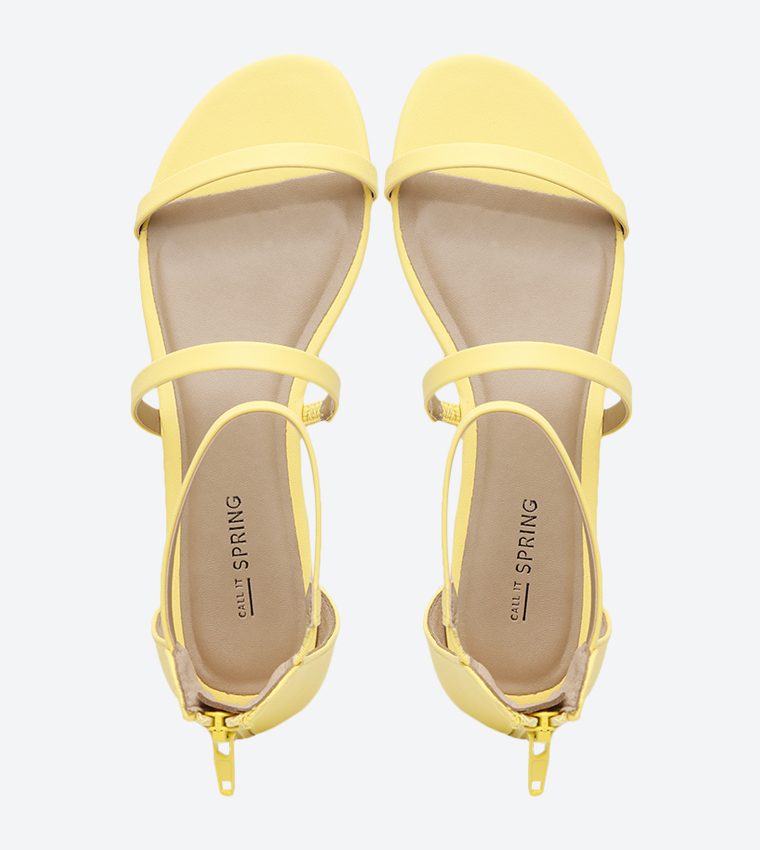 Buy Call It Spring Keahi Sandals Yellow In Yellow | 6thStreet Bahrain