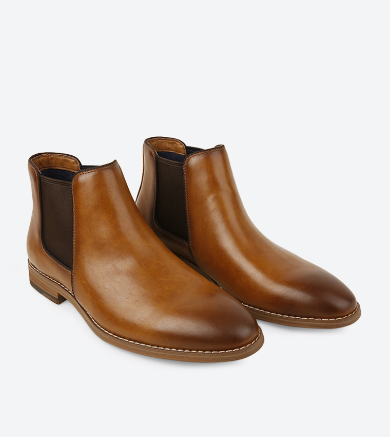 Buy Call It Spring Larelaniel Boots Brown In Cognac | 6thStreet Qatar