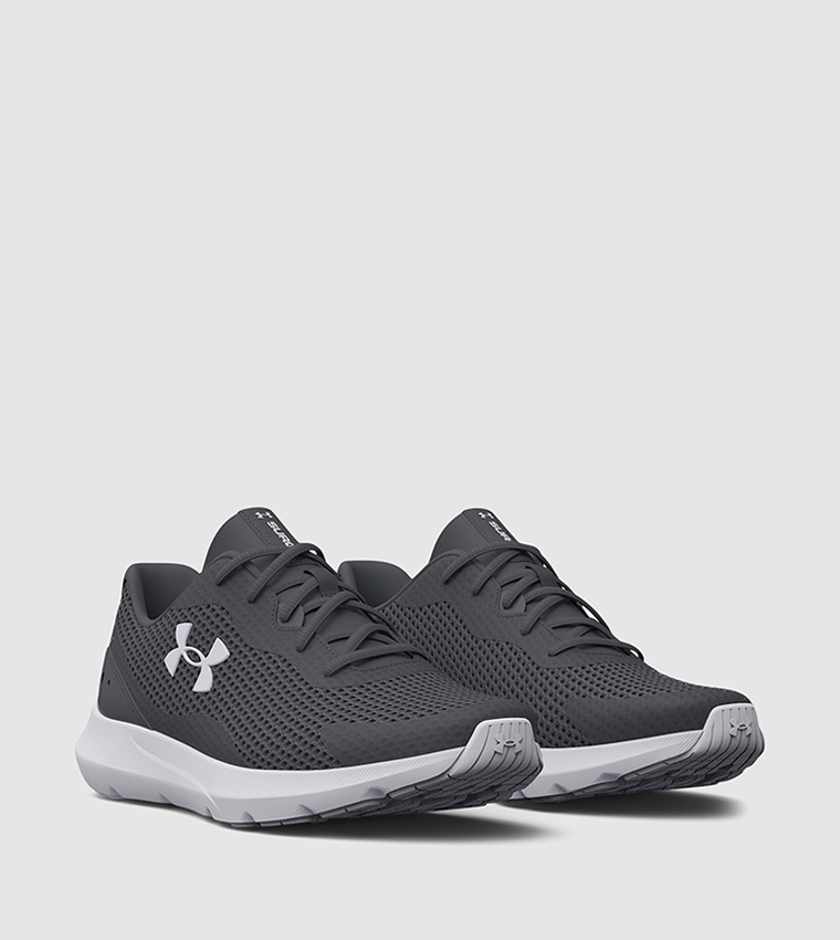 Buy Under Armour Surge 3 Lace Up Running Shoes In Grey | 6thStreet UAE