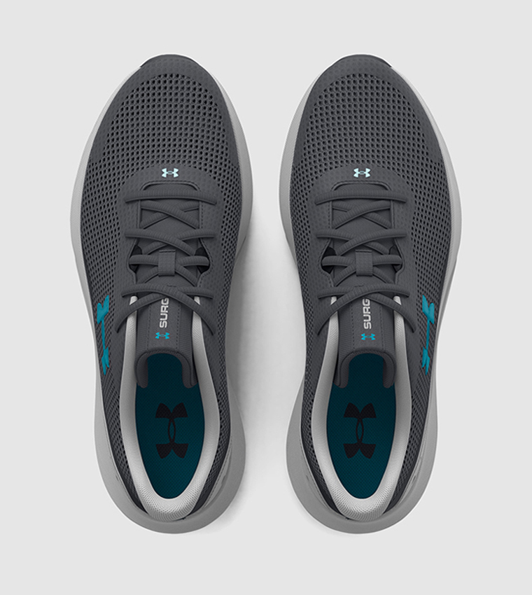 Buy Under Armour Surge 3 Lace Up Running Shoes In Grey | 6thStreet Kuwait