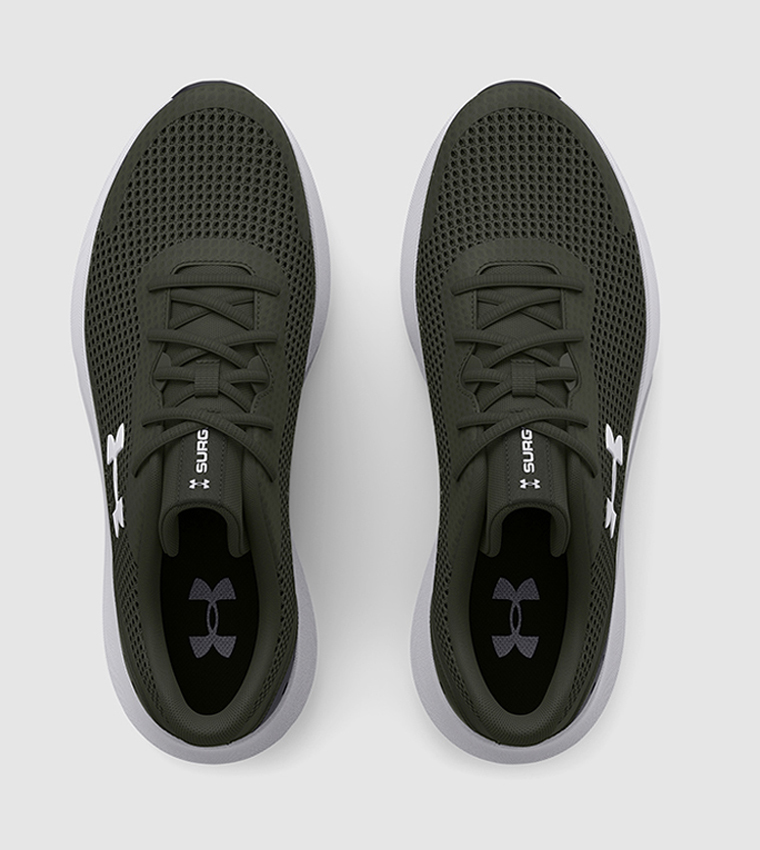 Buy Under Armour Surge 3 Lace Up Running Shoes In Olive | 6thStreet Kuwait