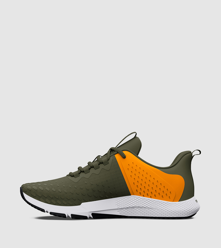 Buy Under Armour Charged Engage 2 Lace Up Training Shoes In Green ...