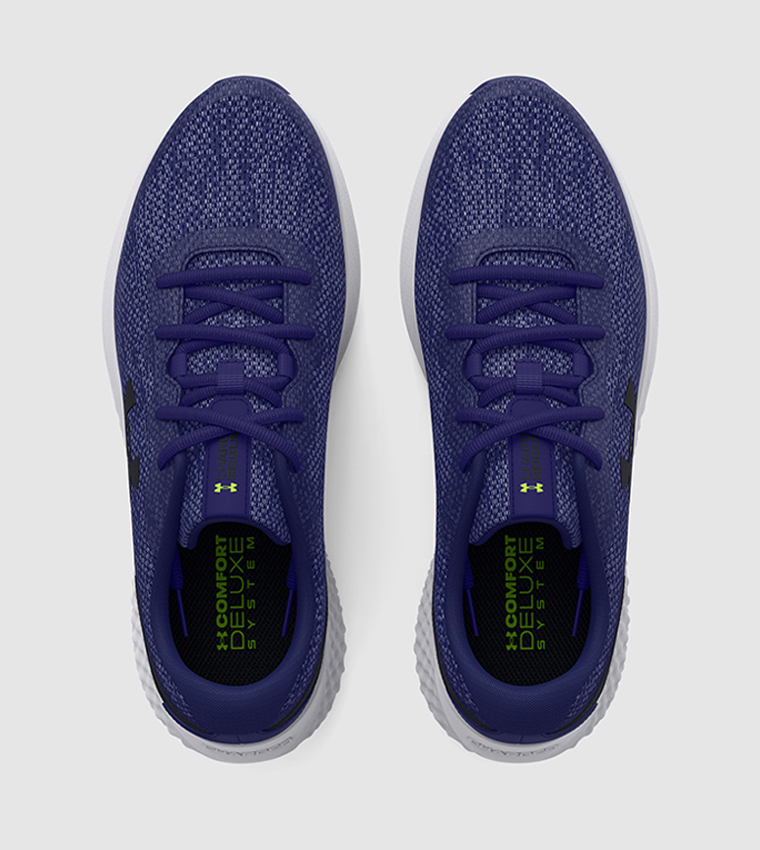 Buy Under Armour Charged Rogue 3 Lace Up Running Shoes In Blue ...