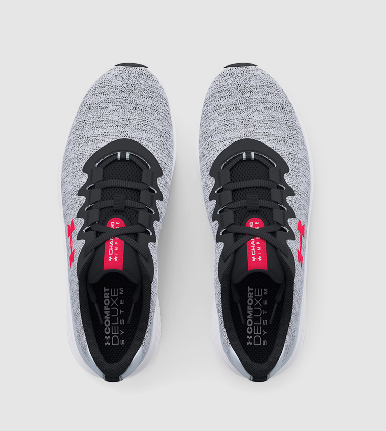 Buy Under Armour UA Charged Impulse 3 Knit Running Shoes In Grey ...