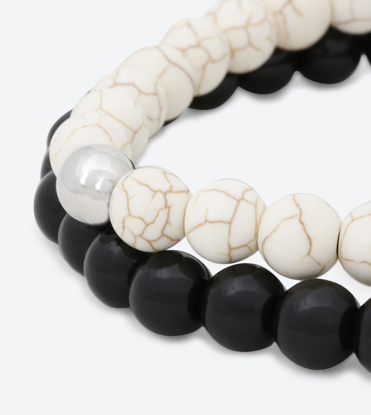 Buy Call It Spring Bavarol Bracelet Black In Black | 6thStreet Saudi Arabia