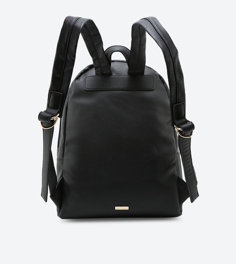 Buy Call It Spring Etroerni Backpack Black In Black | 6thStreet Qatar