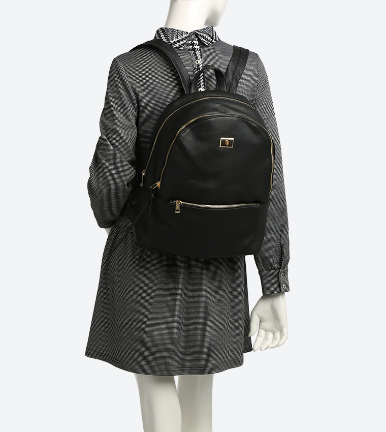 Buy Call It Spring Etroerni Backpack Black In Black | 6thStreet Qatar