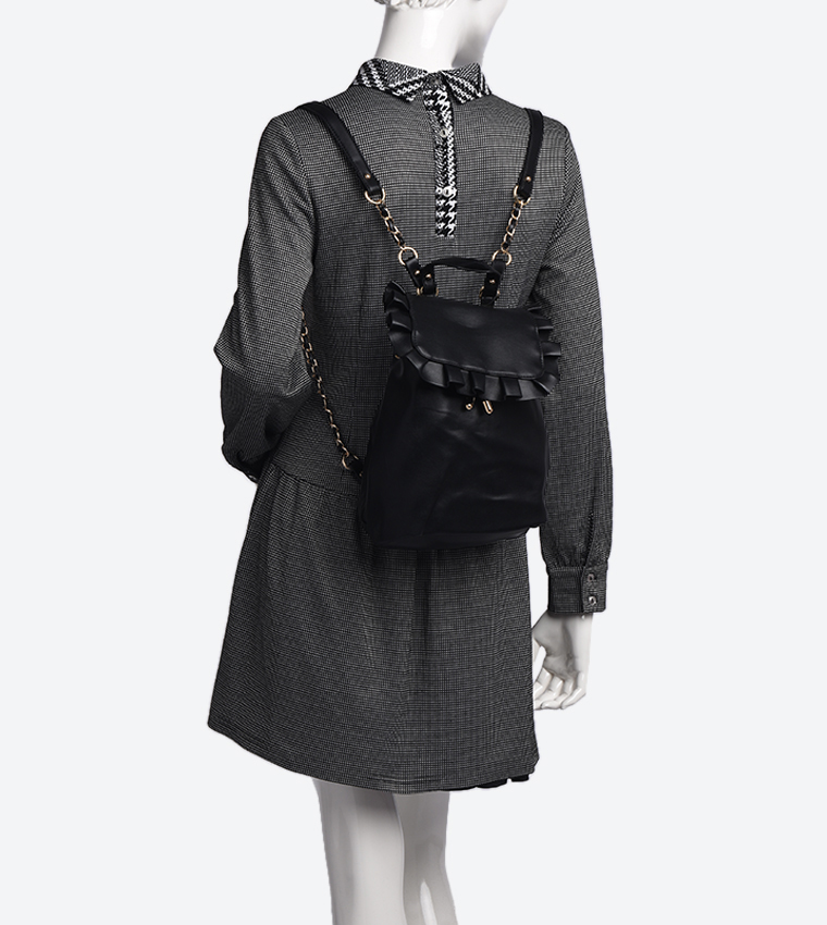 Buy Call It Spring Pointe Backpack Black In Black | 6thStreet Qatar