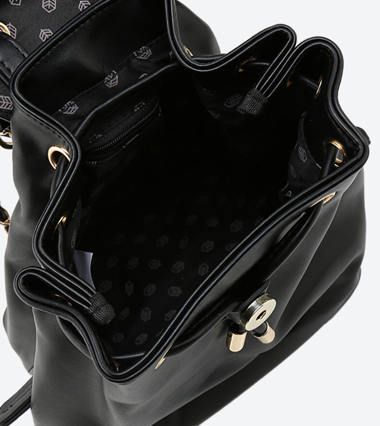 Buy Call It Spring Pointe Backpack Black In Black | 6thStreet Qatar