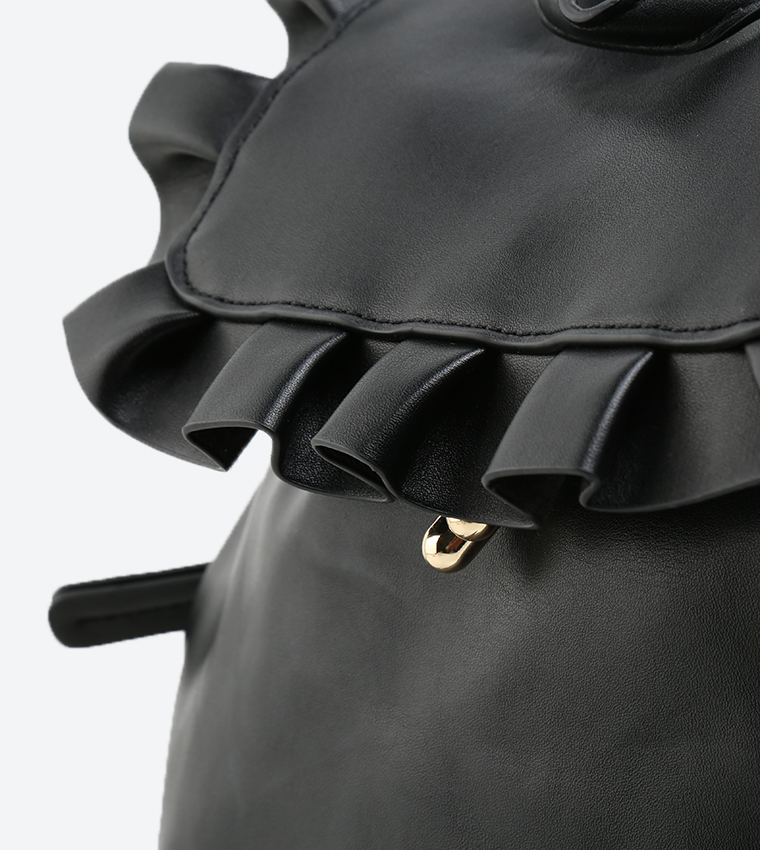 Buy Call It Spring Pointe Backpack Black In Black | 6thStreet Qatar