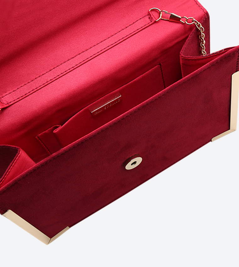 Buy Call It Spring Vesta Clutch Red 30340602 VESTA In Red | 6thStreet Qatar