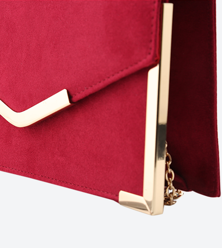 Buy Call It Spring Vesta Clutch Red 30340602 VESTA In Red | 6thStreet Qatar